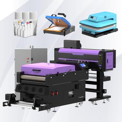 China Full-Automatic DTF Printer with 60cm Print Width and Epson i3200 Print Head for High-Quality T-Shirt Printing for sale