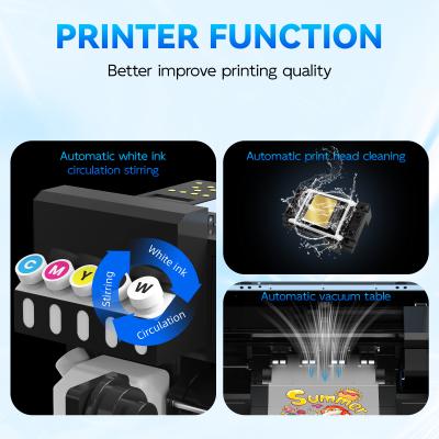 China A3 Size Full-Automatic DTF Printer with High Quality Pet Film Transfer and 1 Year Warranty for sale
