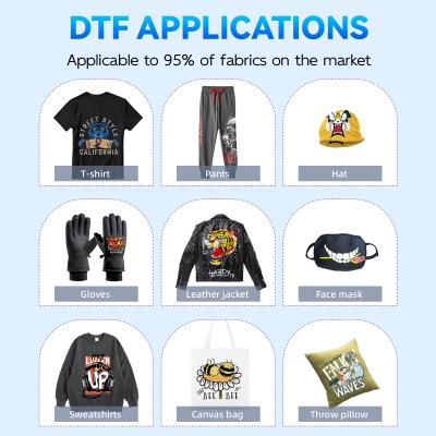 China A3 Size Full-Automatic DTF Printer with High Quality Pet Film Transfer and 1 Year Warranty for sale