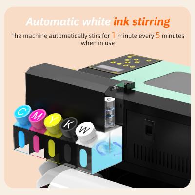 China Full-Automatic DTF Printer Machine with 1 Year Warranty Win7/Win10/Win11 Compatible and CMYK+White Print Color for sale