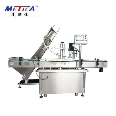 China Automatic Rotary Type Automatic Glass Bottle Sealing And Capping Machine 2000bph for sale