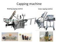 China Automatic Rotary Type Automatic Glass Bottle Sealing And Capping Machine 2000bph for sale