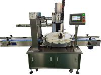 China PLC Programmable Bottle Capping Machines 1000BPH-1500BPH For Trigger Cap for sale