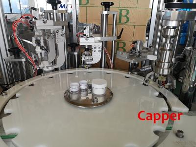 China 10-100ml Cream Filling And Capping Machine High Intellectualization For Cosmetics for sale