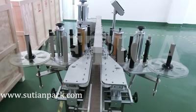 China 350kgs Hand Sanitizer Bottle Labeling Machine , Automatic Label Applicator for sale