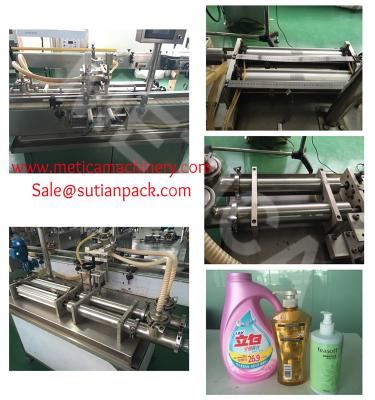China Aangepaste de Machine2kw Automatische Saus van het Deeg Vloeibare Flessenvullen het Vullen Machine Te koop