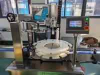 China PLC Trigger Spray Capping Machine 1500BPH Pump Cap Capping Machine for sale