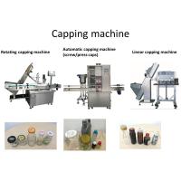 China Linear Type Screw Bottle Capping Machine 600BPH With Touch Screen for sale