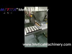 PLC Control Cake Dough Filling Machine 2000BPH-3000BPH With 8 Nozzles
