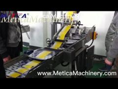 Machine automatique d'étiquetage de sacs en papier plastique pour bouteilles avec une précision de maintenance facile 1000-3000 BPH