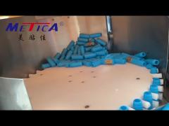 Candy Chocolate Granule Filling Capping Labeling Machine