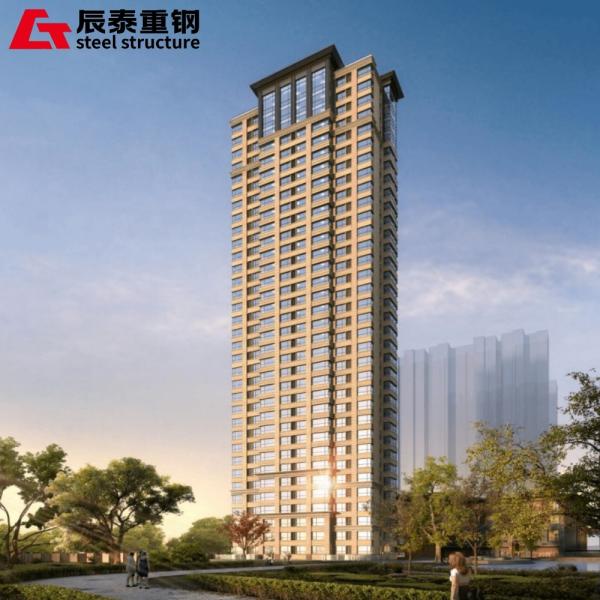 Quality Prefabricated Steel Grid Metal Material Steel Structure High Rise Building for sale