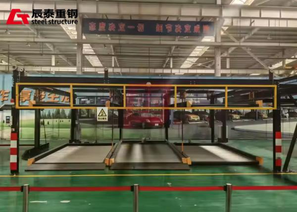 Quality Metal Frame Light Prefabricated Steel Structure Parking Lots for sale