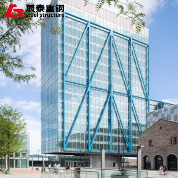 Quality Recycled Commercial High Rise Steel Structure Office Building for sale