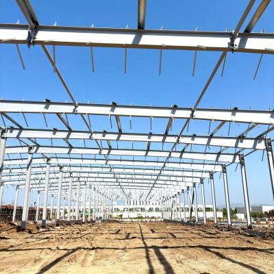 China Custom Height Multi-story Steel Building with Large Glass Curtain Wall Facade for sale