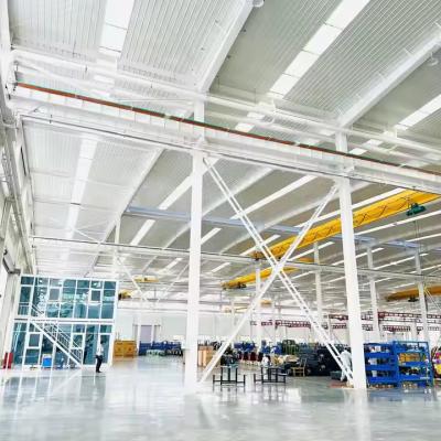 Cina Edificio prefabbricato con struttura in acciaio, capannone con telaio metallico, resistenza agli agenti atmosferici in vendita