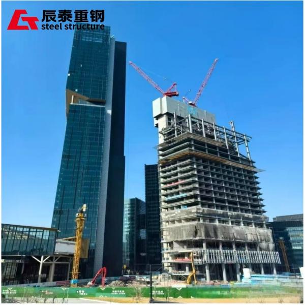 Quality Professional Prefabricated Hot-rolled Galvanized Steel Structure Office Building for sale