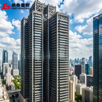 China Edificio in acciaio a struttura multistrato per uffici commerciali e residenziali ad alta resistenza for sale