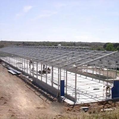 China Hot-Dip Galvanized Prefab Steel Poultry Farm Building 50+ Years for sale