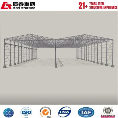 China Special design of prefabricated large-span space steel structure building storage warehouse for sale