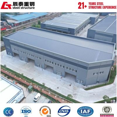 China Customized design of efficient hot rolled H-shaped steel structure workshop building for sale