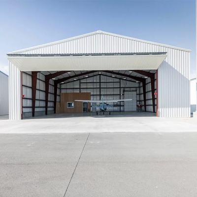 China Modern Light Environment Friendly Steel Structure Aircraft Hangar for sale