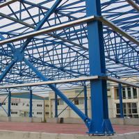 China Customized Prefabricated Light Steel Structure Warehouse 50 Year Lifespan Hot Dip Galvanized for sale