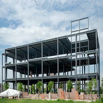 China Q355B Hot Dig Galvanized Metal Frame Steel Structure Workshop Factory Building for sale