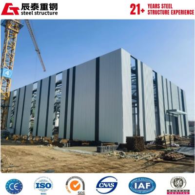 China Customized natural lighting solution; galvanized steel frame workshop building; for sale
