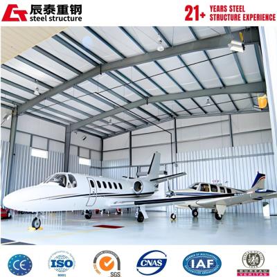 China Custom solution galvanized anti-corrosion portal steel frame aircraft hangar construction for sale