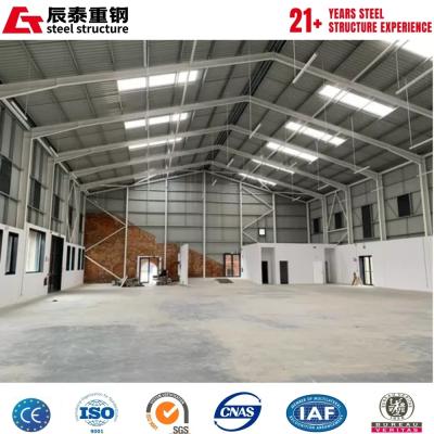 China 2025 professional design prefabricated steel structure warehouse building for assembly plant for sale