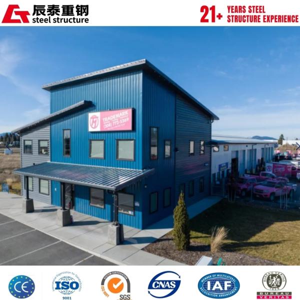 Quality The Spatial Design Is Flexible Fashionable Steel Structure Office Building for sale