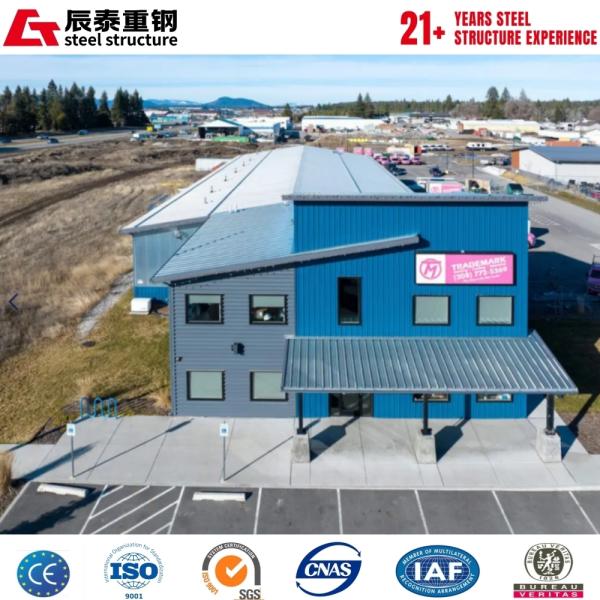 Quality The Spatial Design Is Flexible Fashionable Steel Structure Office Building for sale