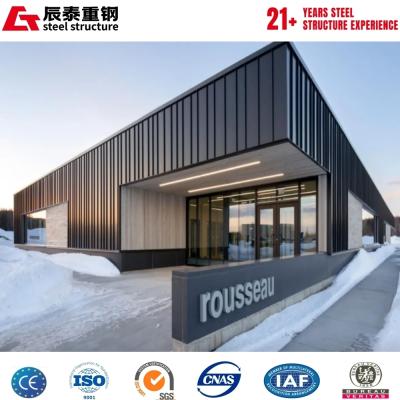 China Strong Plasticity In Shape Personalized Customization Steel Structure Car Showroom for sale