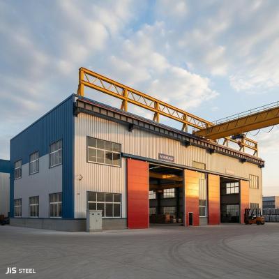 China JIS Steel Building Workshop Featuring Optional Crane Steel Structure Workshop Suitable for Manufacturing and Material Storage for sale
