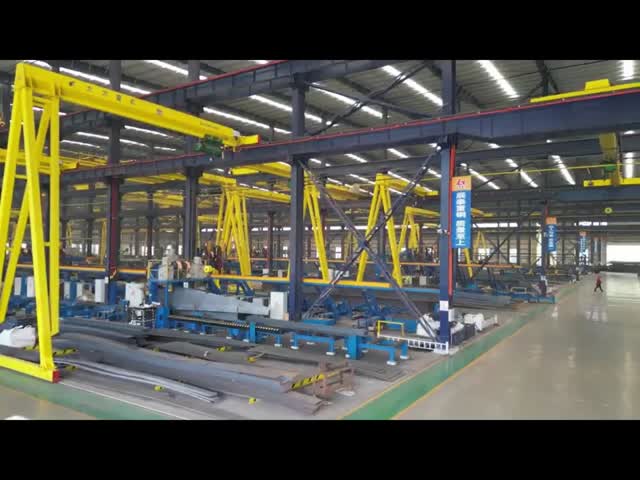 Werkstatt für vorgefertigte Stahlkonstruktionen für Industriegebäude