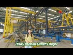 high-intensity large-span space customization prefabricated steel structure car garage building