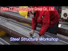 modern design steel structure workshop with sliding door alloy frame