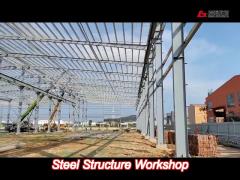 high strength and light weight steel structure workshop industrial factory building