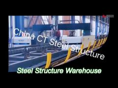 long-span daylighting skylight from the expansive warehousing steel structure warehouse