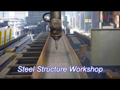 light weight long-span prefabrication production steel structure of industrial workshop