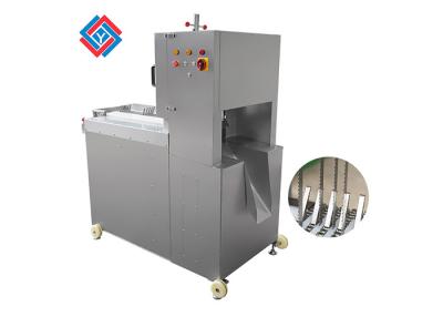 China SUS 304 1000kg/h Bone Saw Machine Multi Saw Blades Pork Chops Frozen Pork Feet Cutter for sale