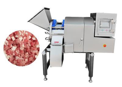 중국 3D 냉동 고기 절단기 고속 쇠고기 큐브 절단 장비 판매용