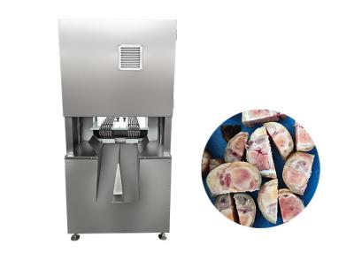 China Large Feeding Inlet Commercial Frozen Meat Bone Saw Cutting Machine With Multi-Blades for sale