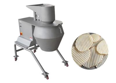 Chine Centrifugal Potato V-Cut and Flat Slice Cutting Machine With 16 Individual Stationary Cutting Heads à vendre