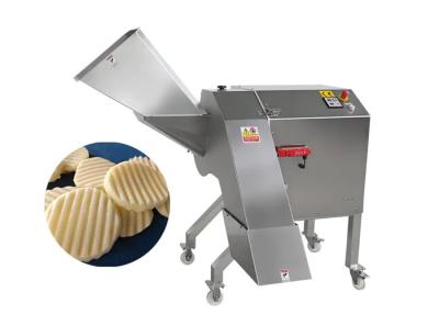 China Multi Purpose Potato Chip Wave Cutting Equipment French Fries Chips One-Time Molding for sale