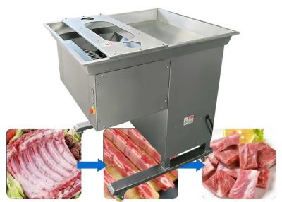 Cina 7.5KW Fresco Maschina di taglio di costole di maiale grande pezzo di agnello bistecca maiale Trotter Cutter in vendita