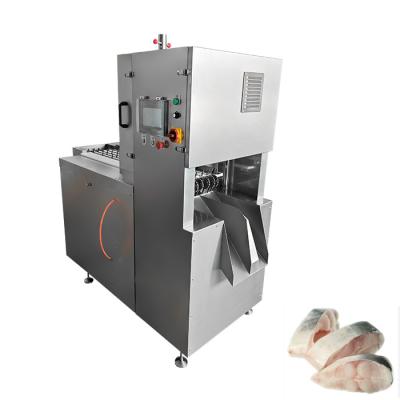 Cina 8PCS Blade Automatic Meat Band Saw Cutter e Macchina per il taglio di pesce surgelato con pannello di controllo touch in vendita