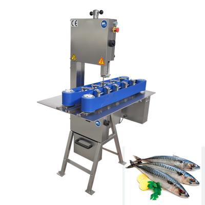 China Industiral Bandsaw Frozen Fish Splitter Cutting Machine with Conveyor Belt For Food Processors for sale