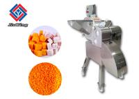 China 304 Stainless Steel Vegetable Dicing Machine 500-800kg/h Onion Carrot Radish Cutter 3-20mm for sale